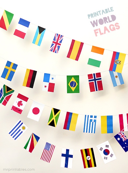 Printable World Flags – The Adventist Home Educator